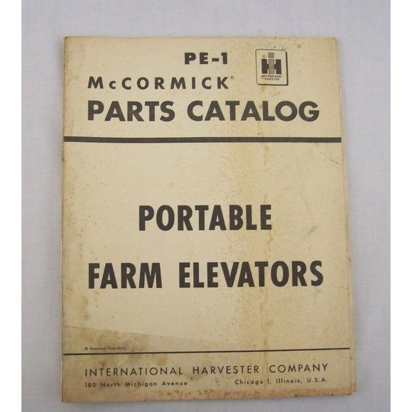 McCormick | Accents | International Harvester Vintage Mccormick Parts ...